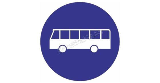 Fa - Autóbusz-forgalmi sáv